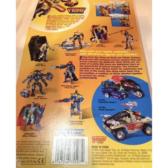 Other | Rare 1995 Sealed Ultraforce Prime Action Figure | Poshmark
